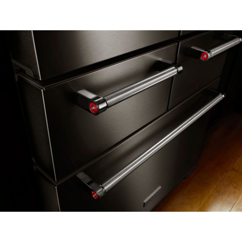 KitchenAid KRMF706EBS Refrigerador 26 Pies Cúbicos Negro